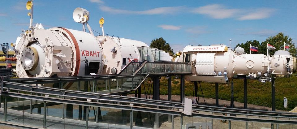 What's the name of the space station launched by the Soviet Union in...